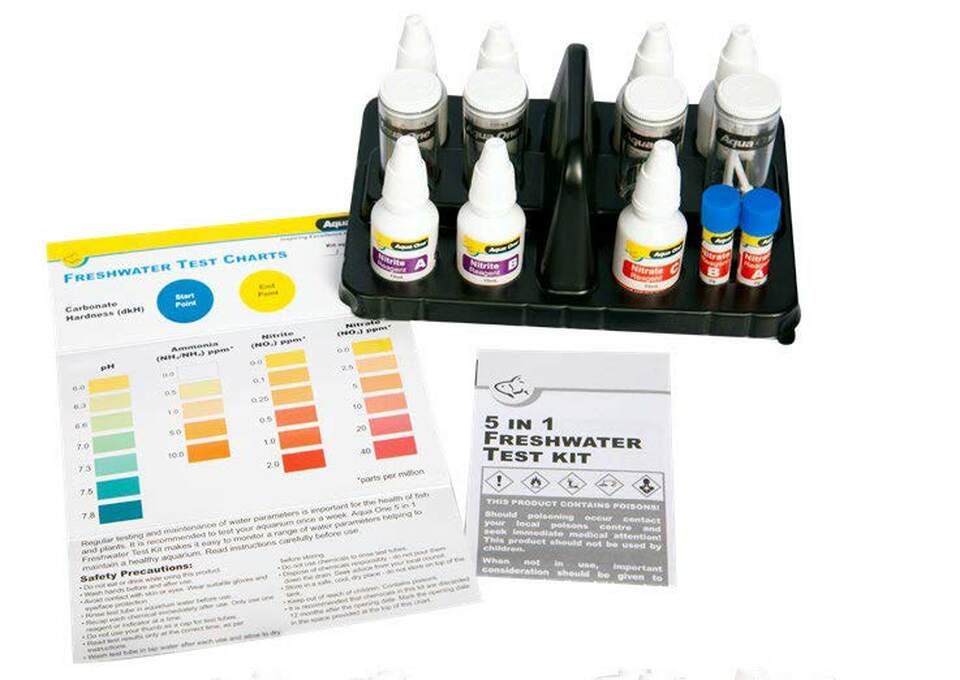 Freshwater Aquarium Water Testing Kit| www.goldfishpagoda.co.nz